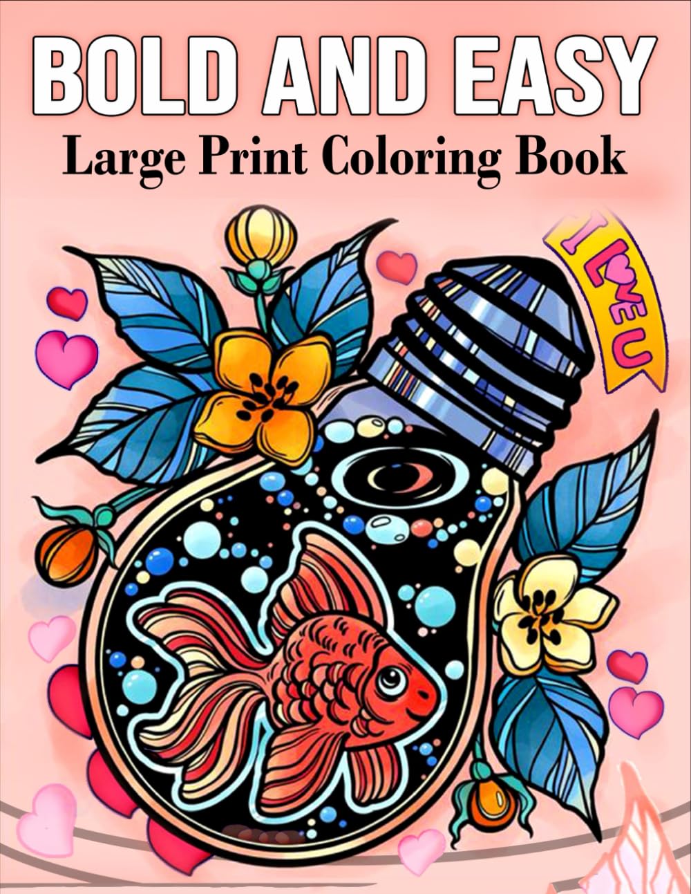 Amazon.com: Bold and Easy large print coloring book: 50 Mindfulness ...