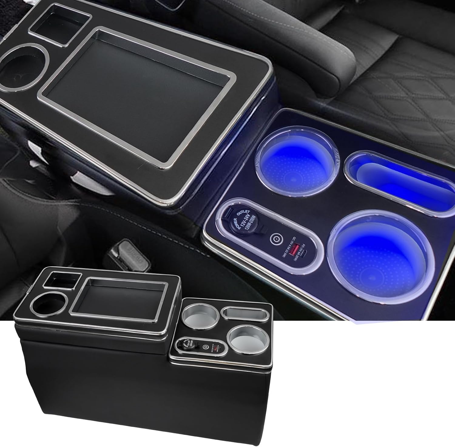 Amazon | YESHMA 【急速充電】コンソールボックス セレナ C28 e-POWER 2022年11月～ ハイウエイスター オー ...