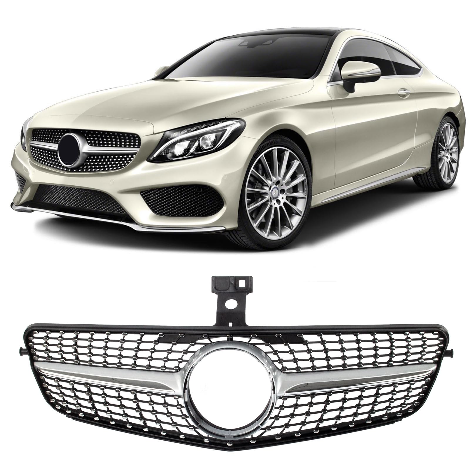 Amazon.com: KARPAL Diamond Grille Grill Compatible with 2008-2014 ...