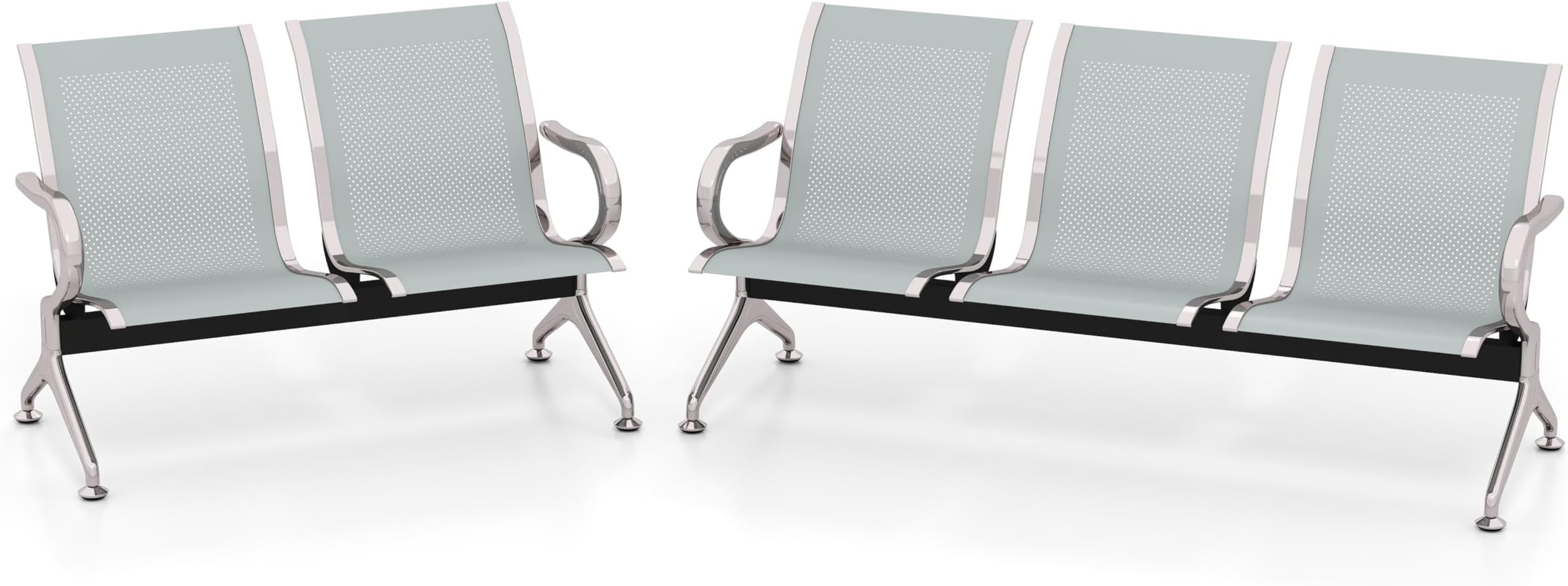Amazon.com: Kinsuite 5 Seat Waiting Room Chairs - Airport Reception ...