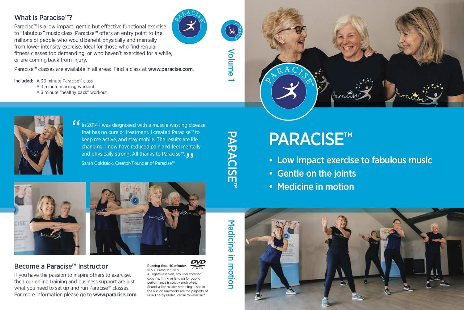 Paracise™ Gentle On The Joints Exercise To Fabulous Music: Amazon.co.uk ...
