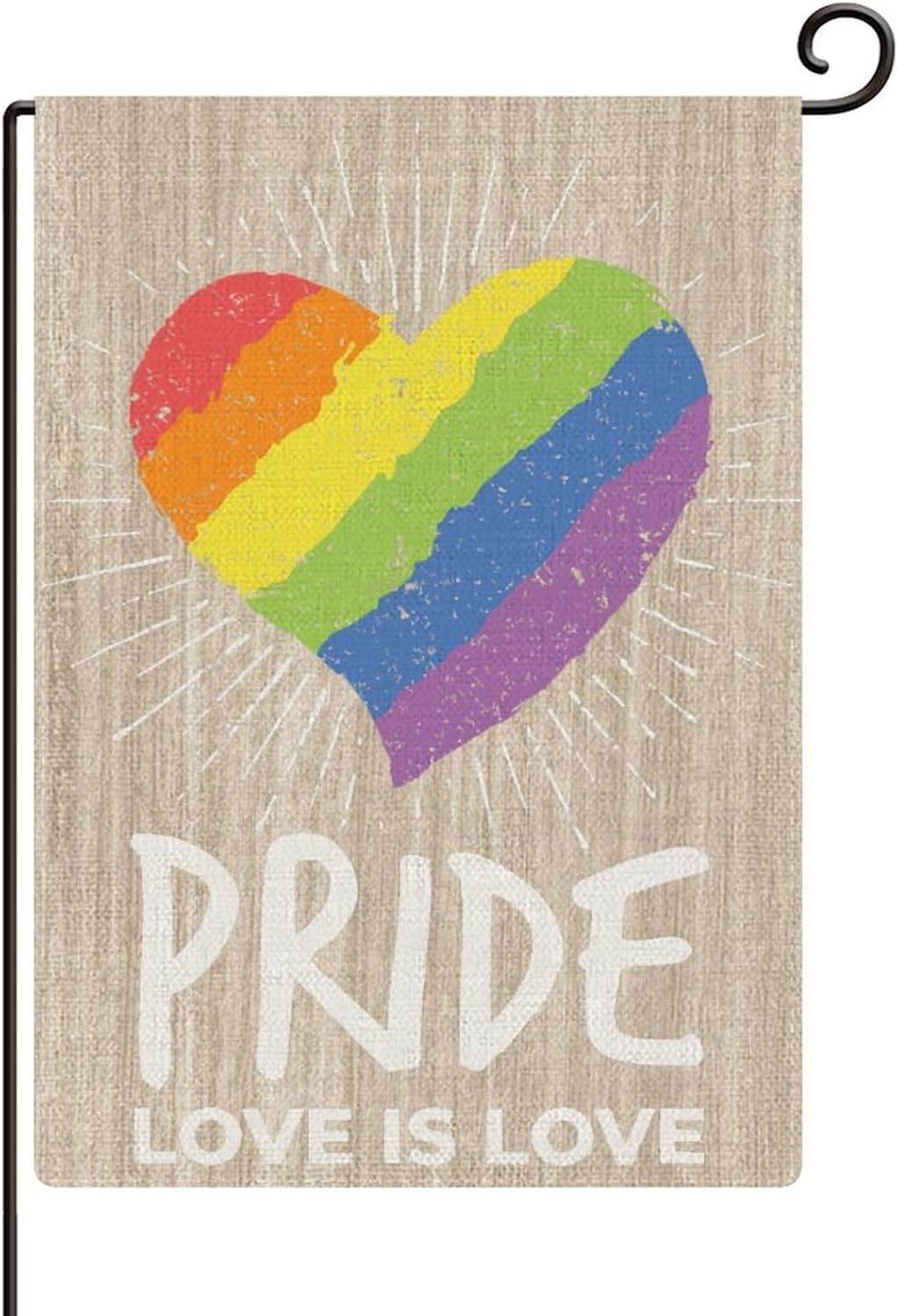 Amazon.com : Pride Flag Gay Pride Day Garden Flag Rainbow LGBT Pride ...
