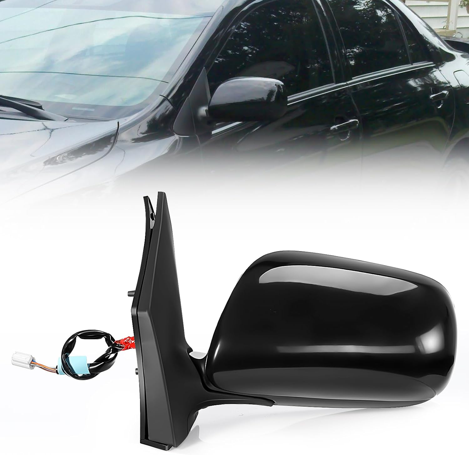 Amazon.com: Geartronics Left Driver Side Door Mirror 5 Pins Heated ...