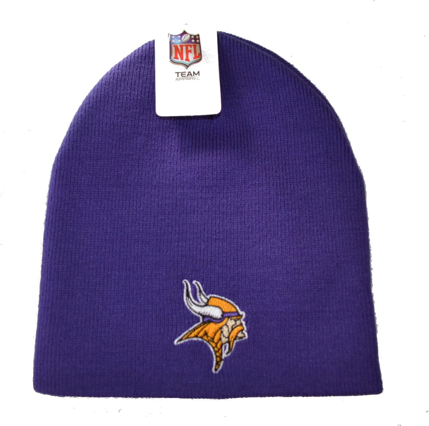 Amazon.com : Reebok Minnesota Vikings Purple Skull Cap - NFL Cuffless ...