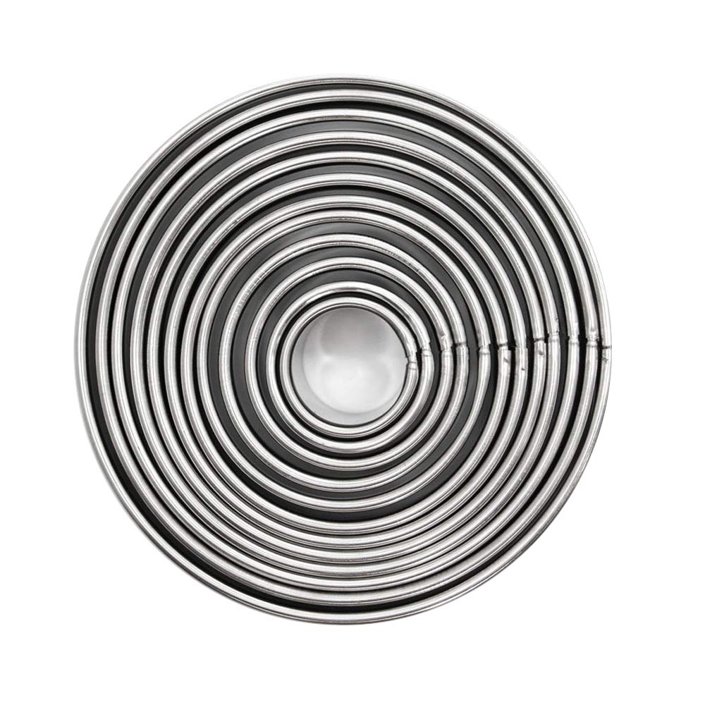 Buy Shoppers Hub PNQ Heavy Duty Stainless Steel Round Cookie Biscuit ...