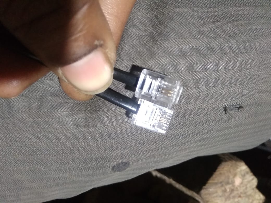 FEDUS Telephone Cable, RJ11 Plug to Plug Modem Line Cable, 10 Meter ...