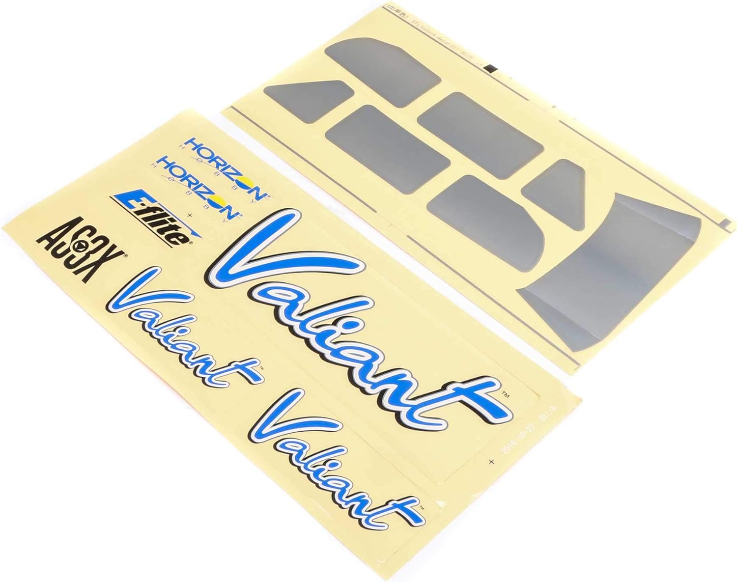 Amazon.com: E-flite Valiant 1.3 Decal Sheet EFL4963 Decals Trim Pilots ...