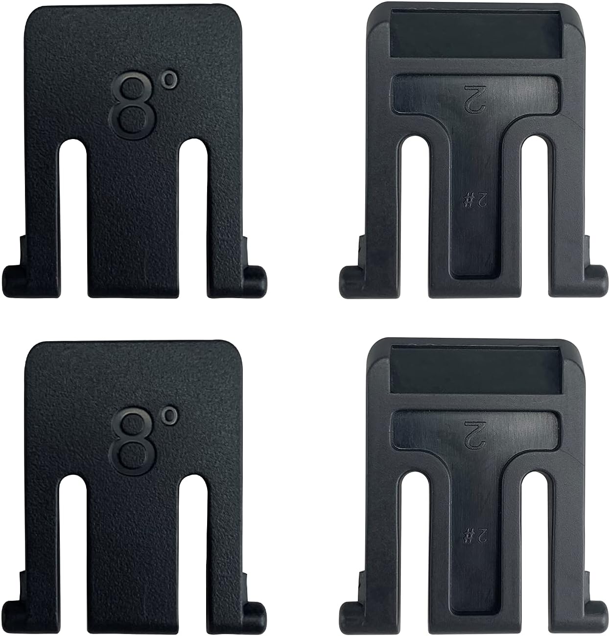 4 x Keyboard Stand for Logitech K200 K260 K270 K275 Keyboard Black ...