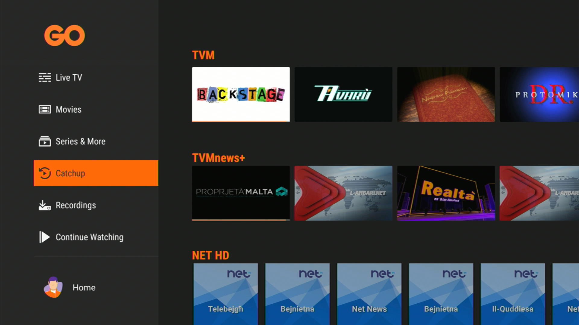 GO TV - App on Amazon Appstore