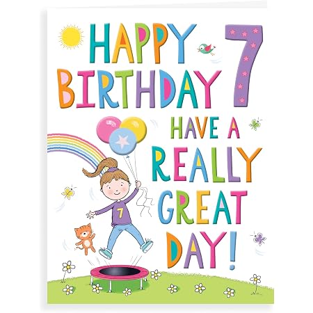 Danilo Promotions Limited Barbie Age 7 Birthday Card, Official Barbie ...