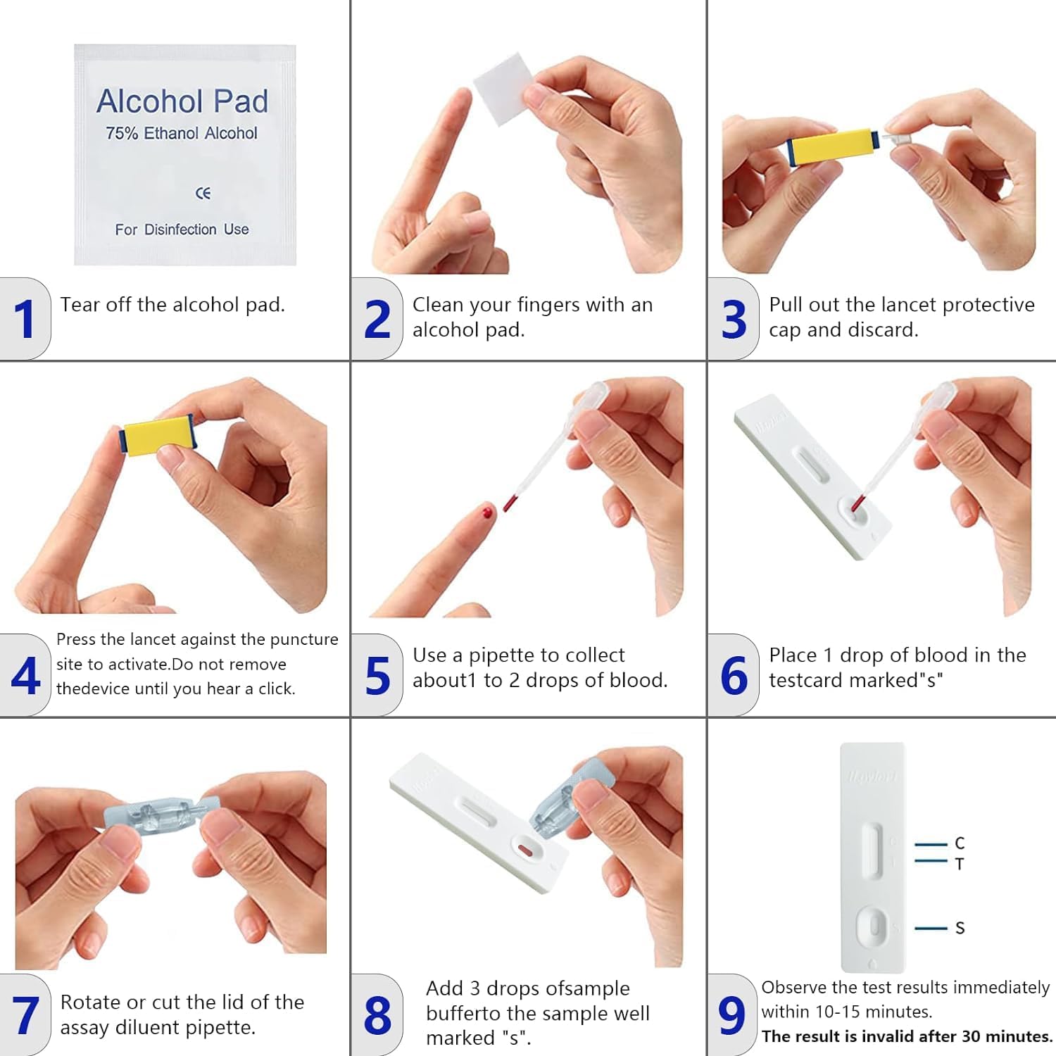 H. Pylori – Kit de prueba casera Helicobacter Pylori – Rápido y preciso ...