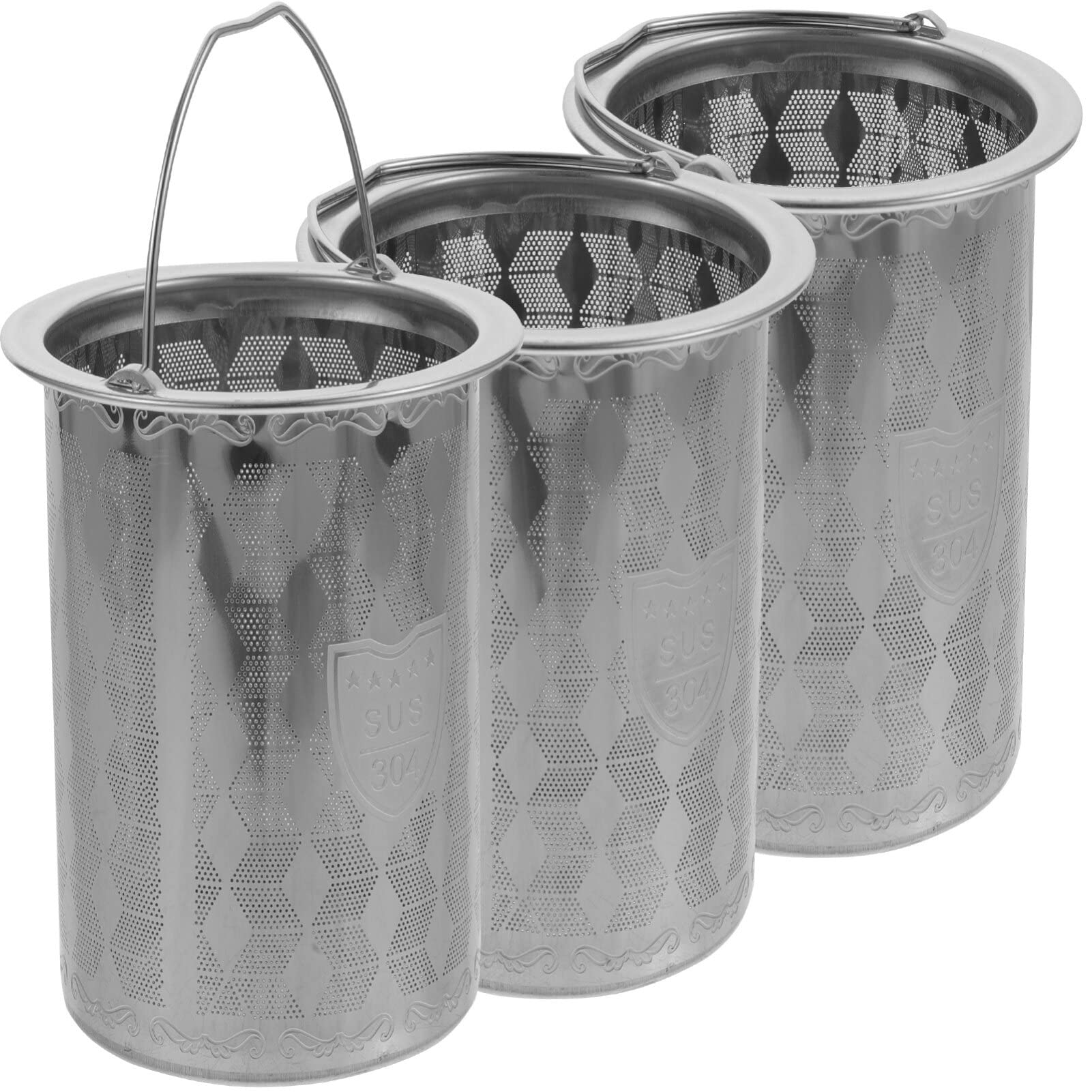 Amazon.com: Luxshiny 3pcs Tea Strainers for Loose Tea Teapot Tea Pot ...