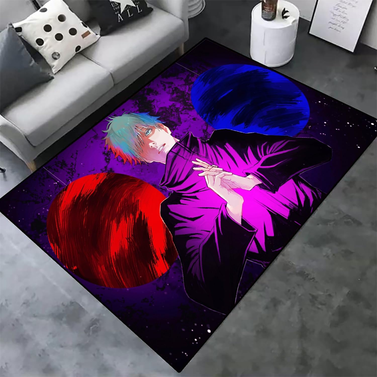 Amazon.com: Anime Rug Thickened Non-Slip Cartoon Manga Carpet Large ...