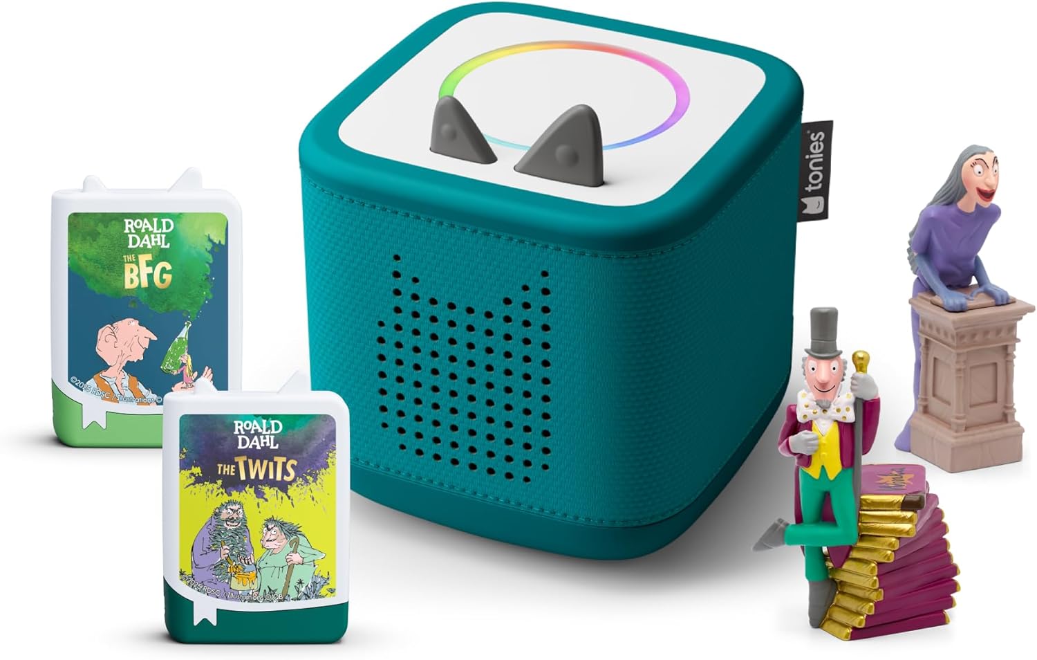 tonies Toniebox 2 Bundle Incl. 4 Tonies: Roald Dahl The Twits, The BFG ...