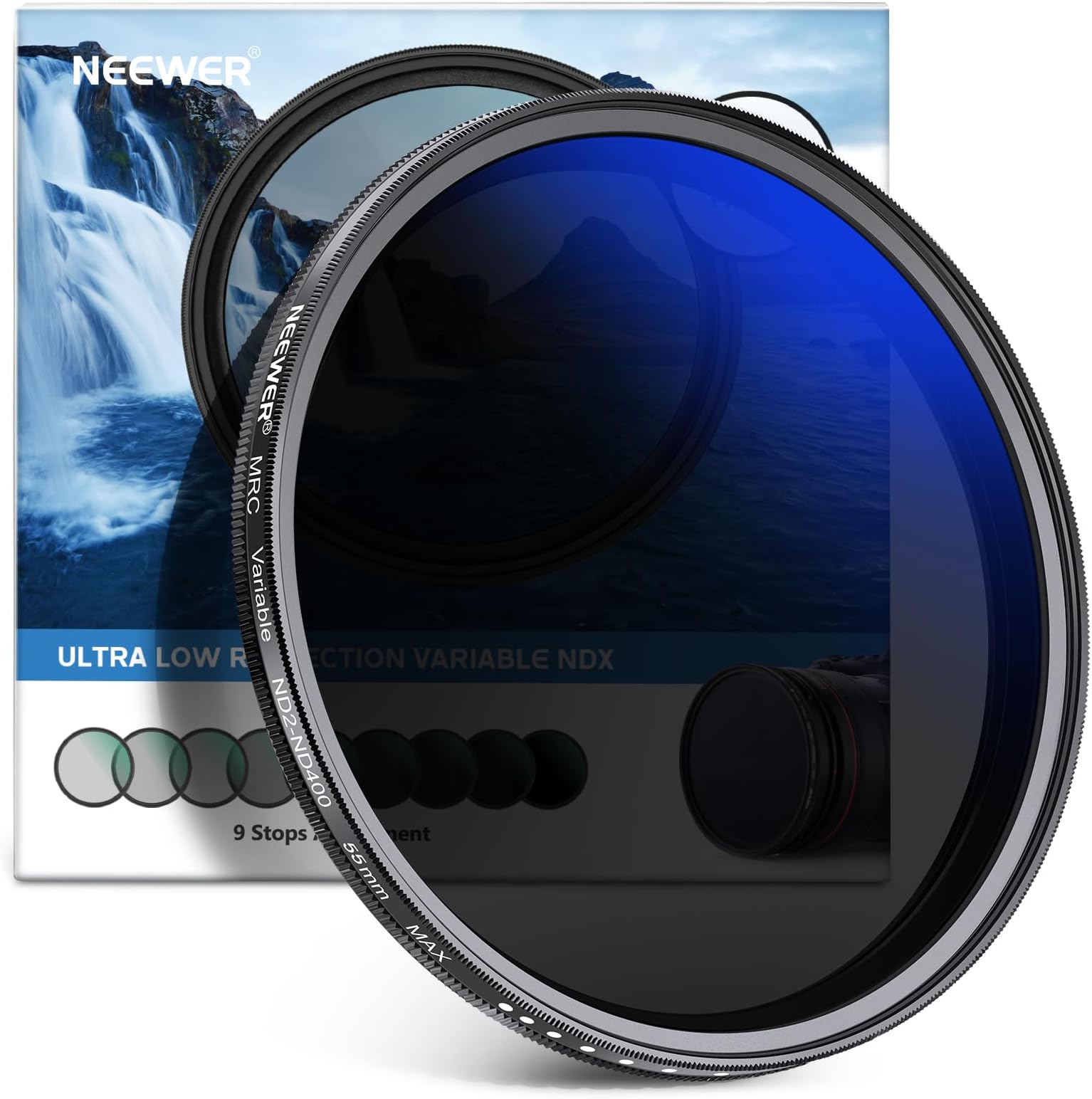 Amazon.com : Tiffen 55mm Color Graduated Neutral Density 0.6 Filter ...