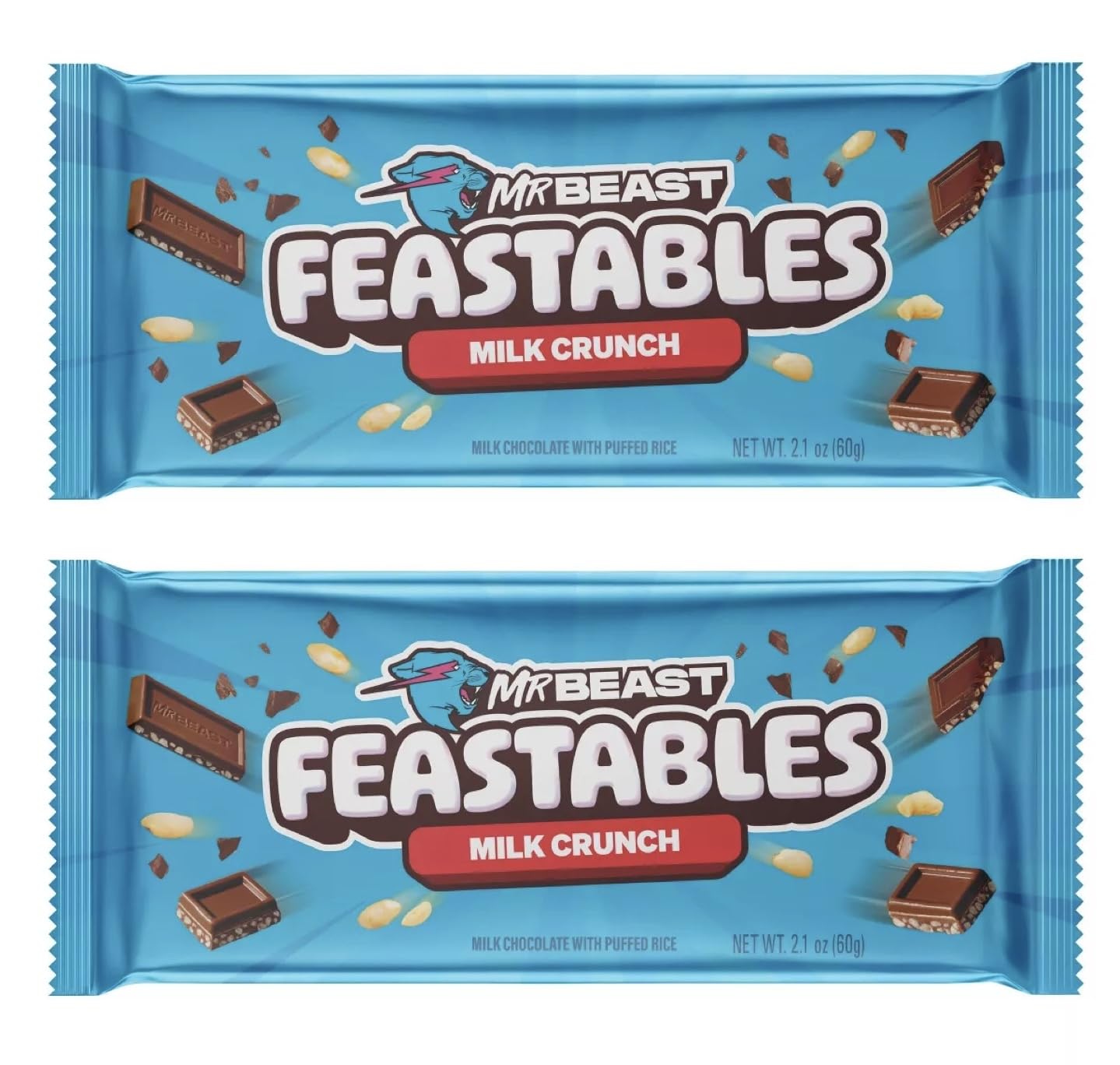 Feastables Milk Crunch Chocolate Beast Bars Bundle, Philippines | Ubuy