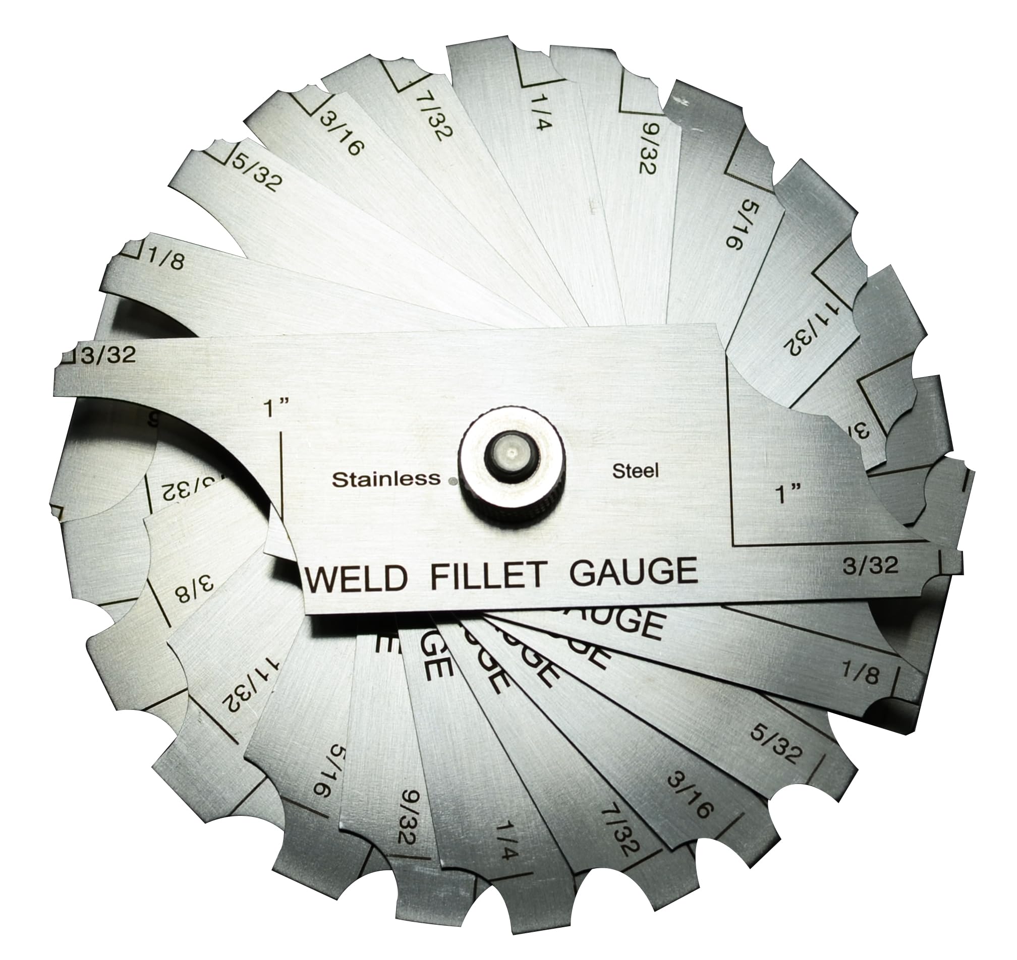 Snapklik.com : RIVERWELD 12 Piece Fillet Weld Set 1/32" Increments To 1/2"