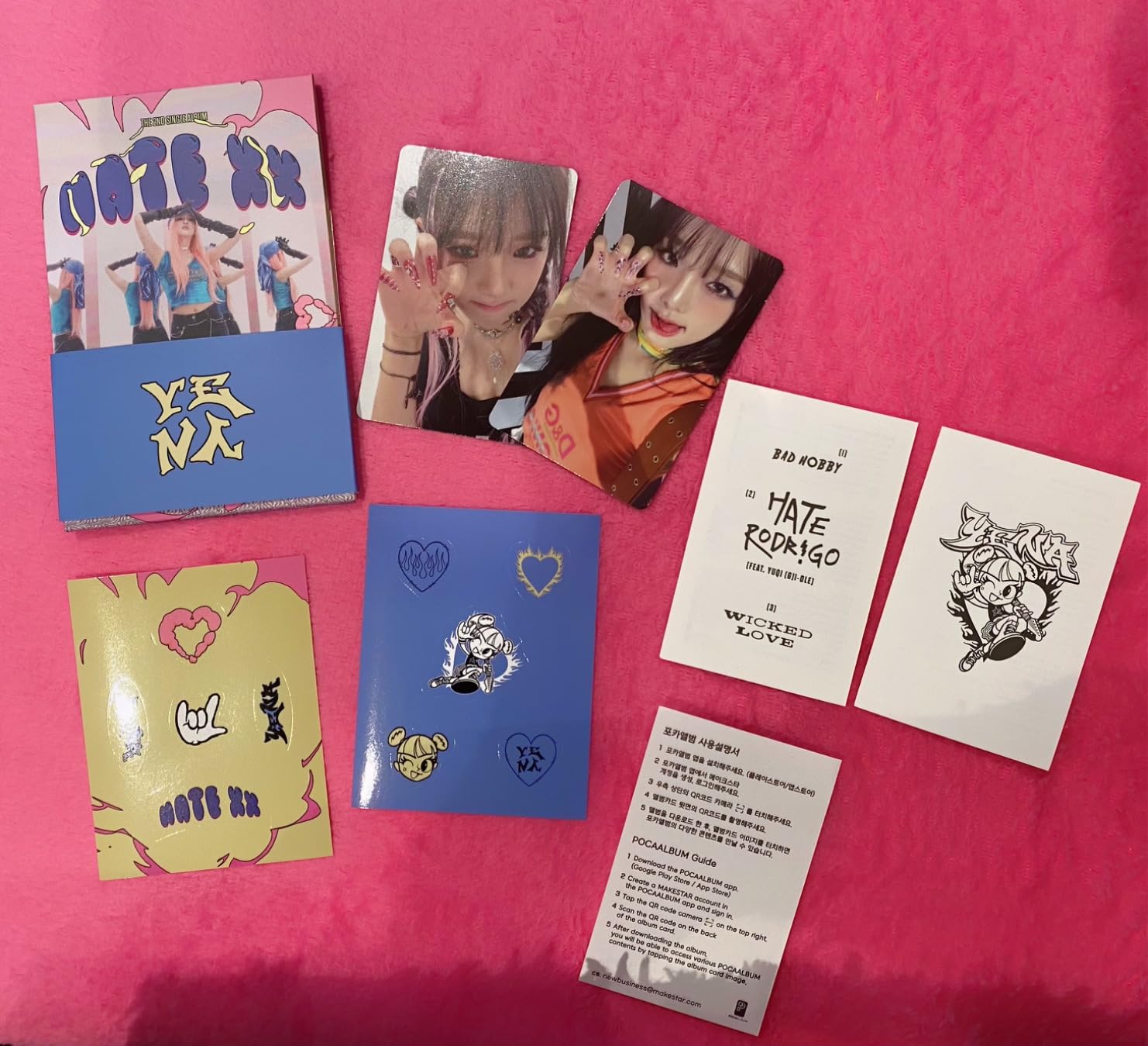 Choi Yena HATE XX 2nd Single Album POCA Random Version PhotoStand ...