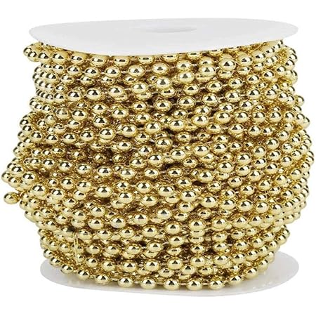 ANCLLO 20m/roll Beads String Garland Beaded Trim Delicate Decorative ...