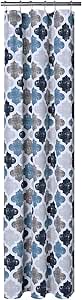 Amazon.com: CAROMIO Geometric Quatrefoil Patterned Modern Poly-Cotton Stall Fabric Shower ...