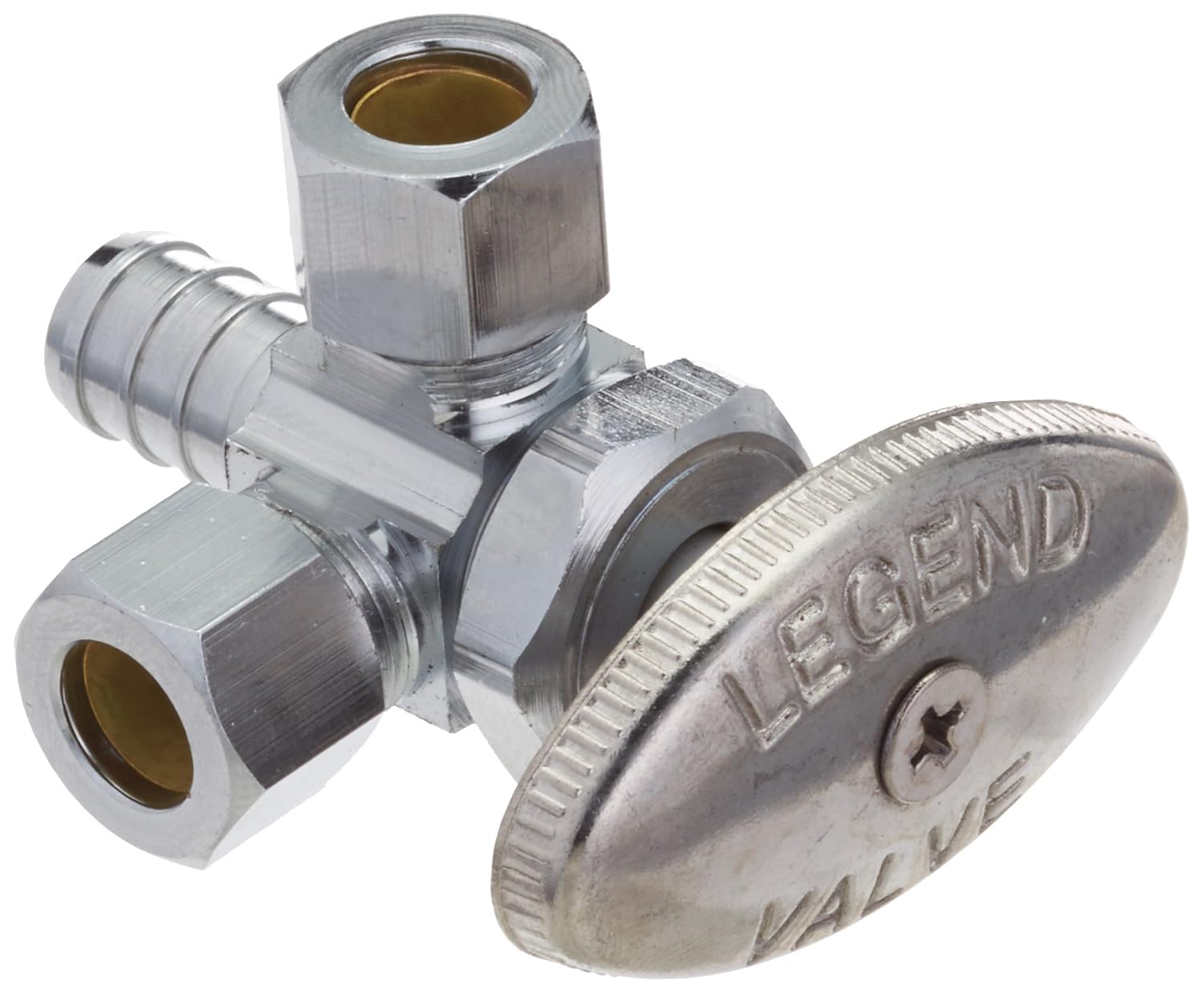 Legend Valve 114-406NL T-587 No Lead Multi-Turn Dual Outlet Valve, 1/2 ...