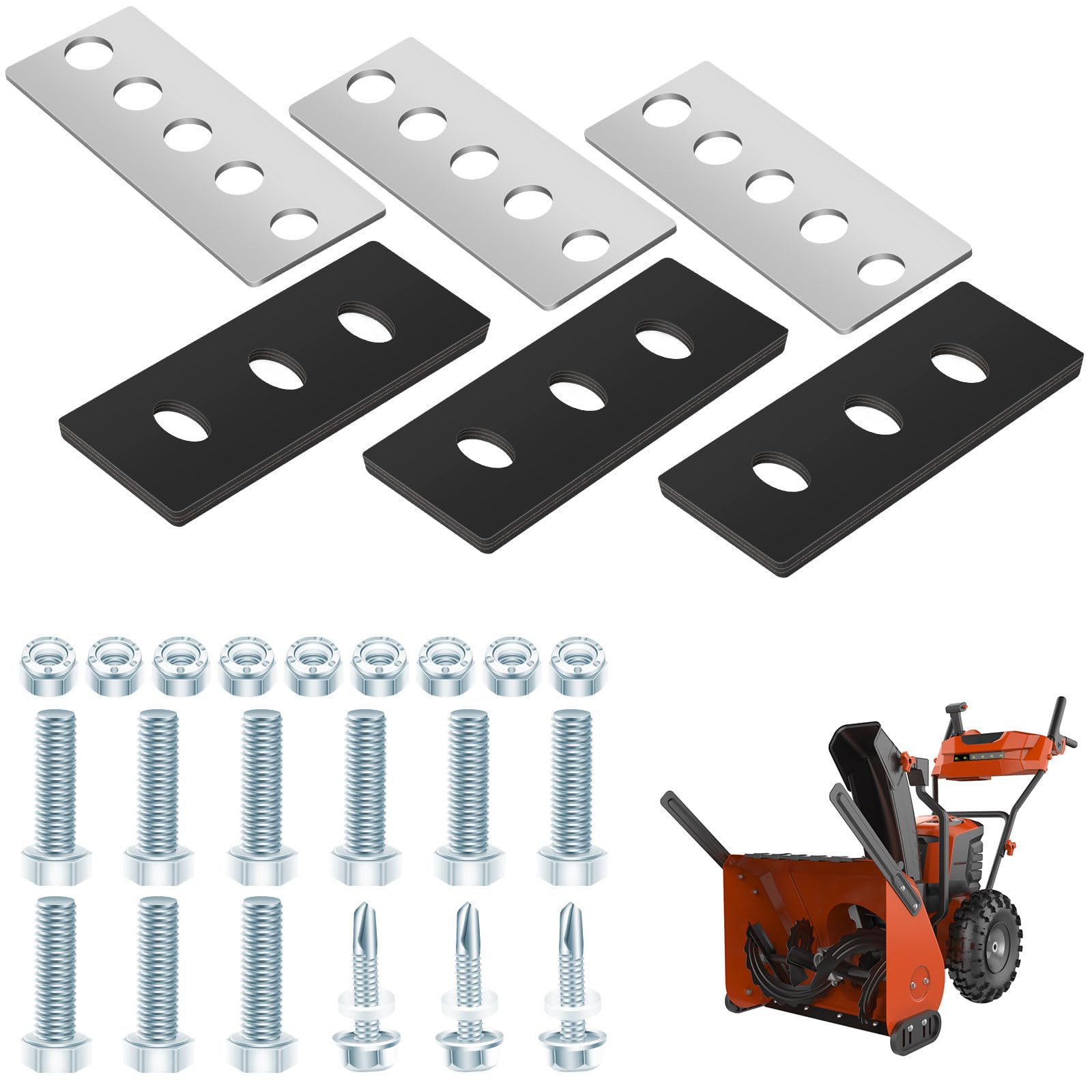 Snapklik.com : Snow Blower Impeller Modification Kit - 1/4" 3-Blade ...