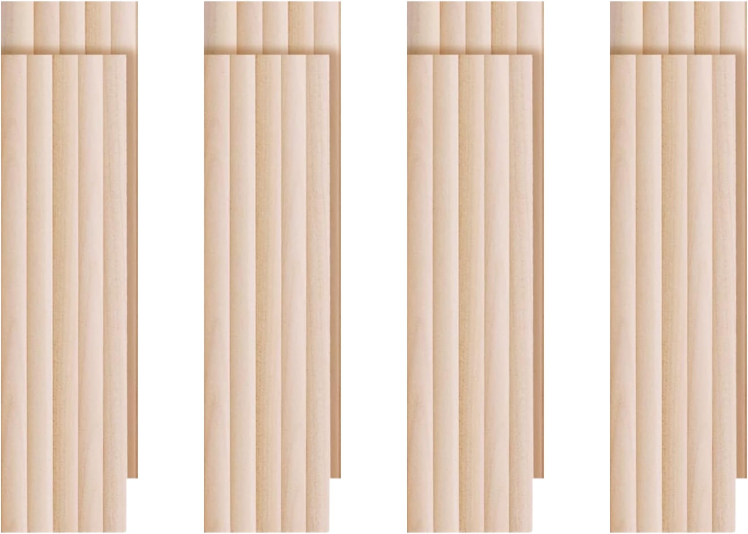 Amazon.com: 40 PCS Dowel Rod 6 Inch Wooden Dowels 1/4 inch Wood Craft ...