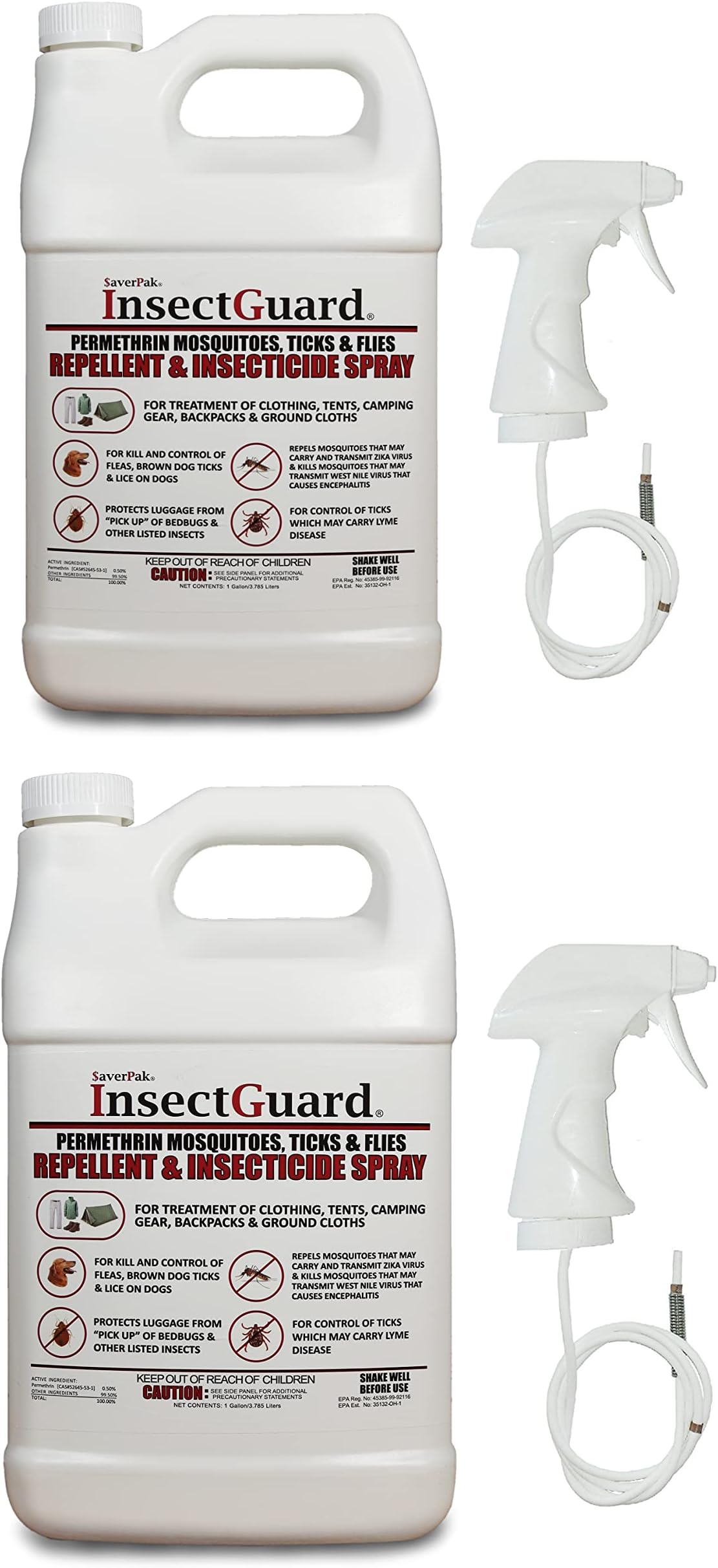 Amazon.com: Insect Shield Premium Permethrin Spray - Tick, Flea, Fly ...