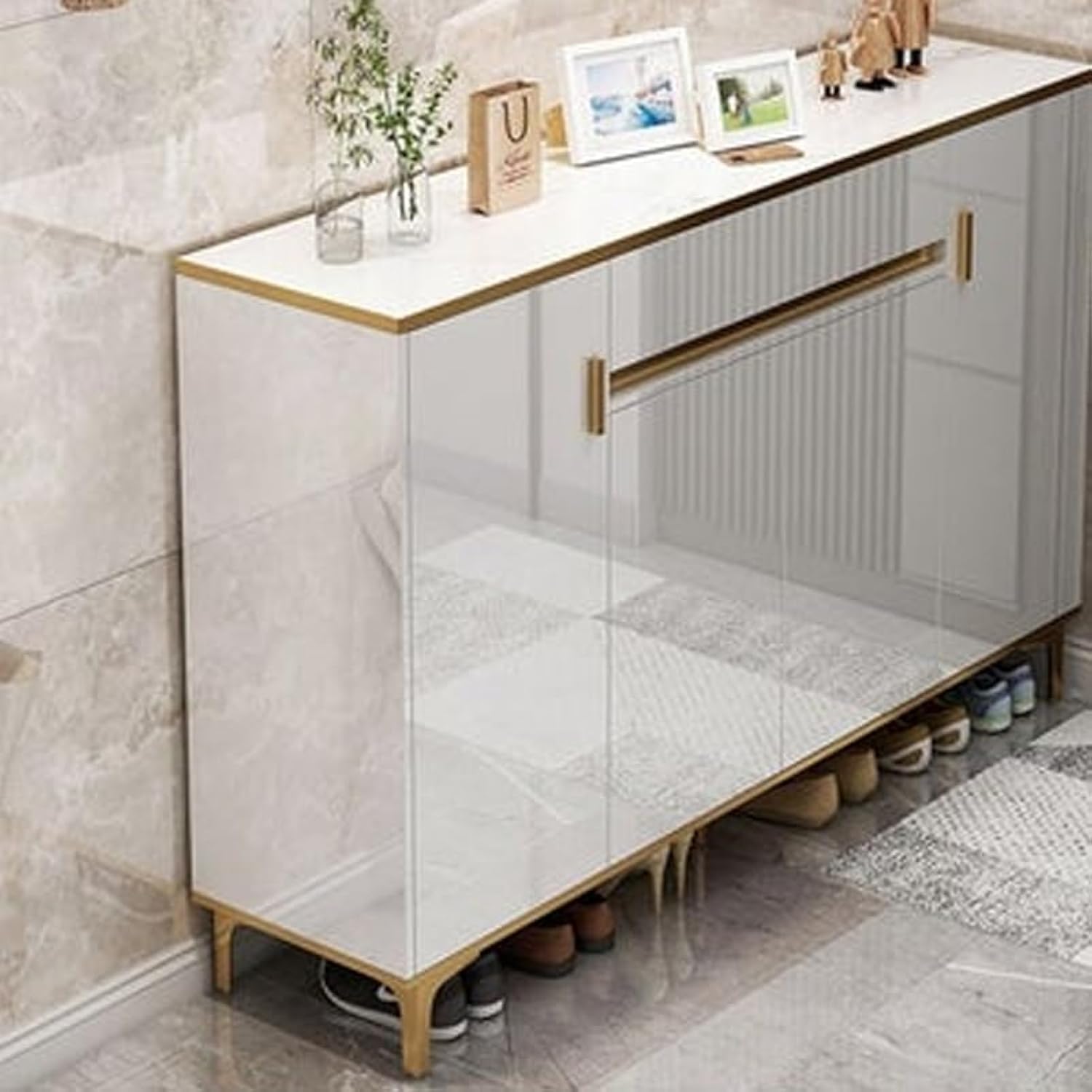 NKX Luxury Multifunctional Entryway Shoe Storage Cabinet 140Cm: Buy ...