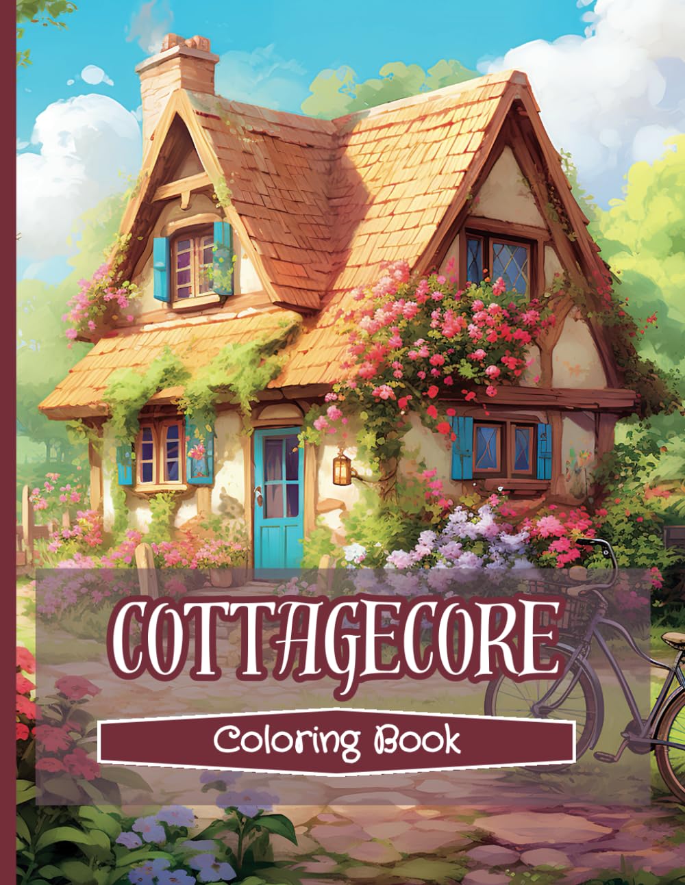 Amazon.com: Cottagecore Coloring Book: For Adults and Teens: 50 ...