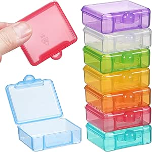 Amazon.com: Small Pill Box, 8 Pcs Square Pill Case Cute Pill Organizer ...