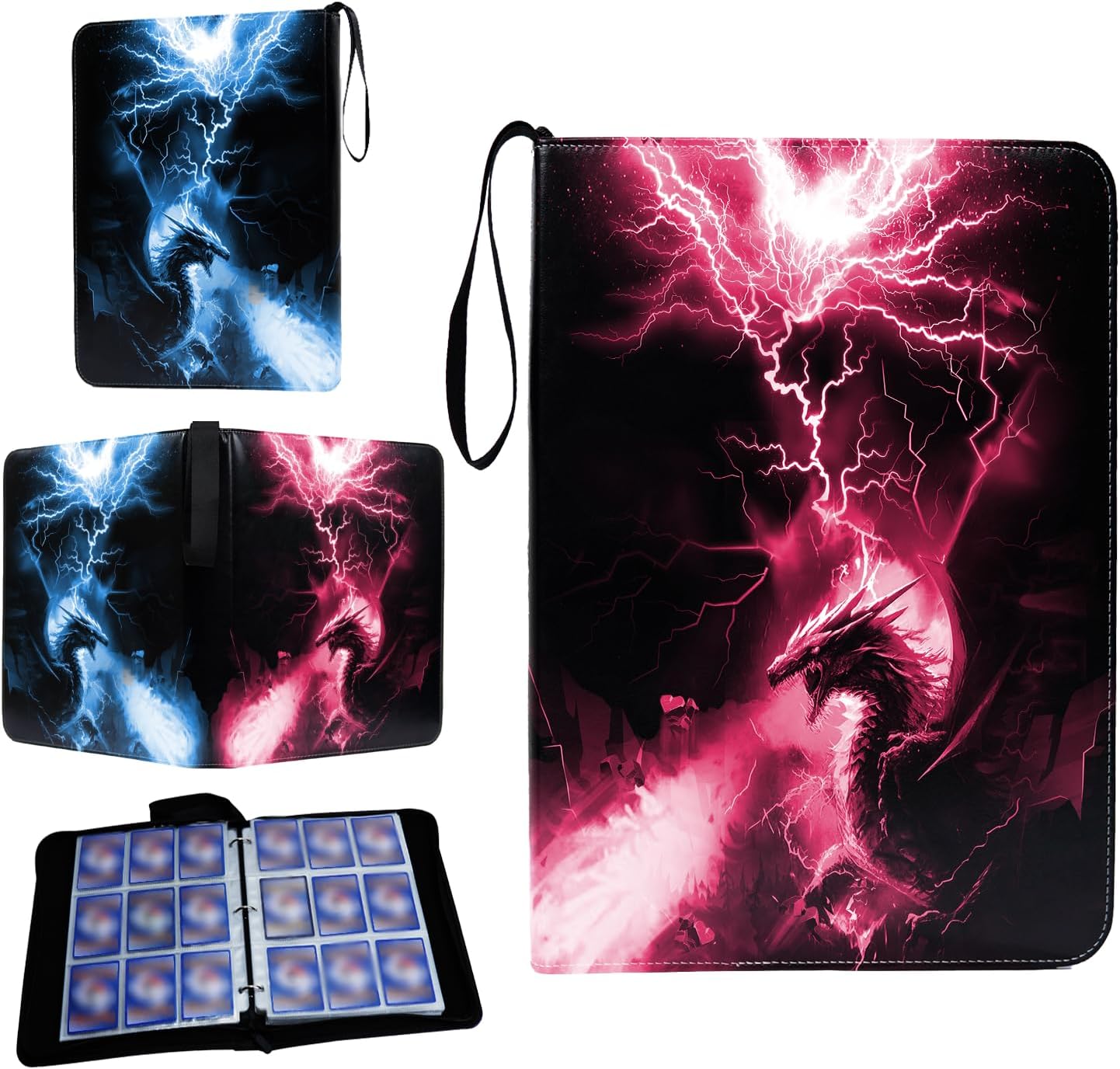 Amazon.com: Trading Card Binder 9 Pocket, Card Collection Binder Book ...