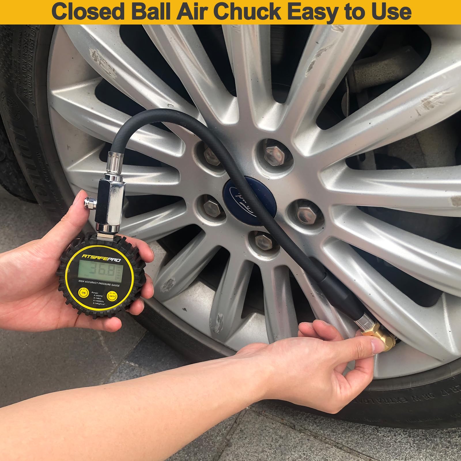 Snapklik.com : GODESON Air Chuck Set,2pcs Heavy Duty Dual Head Air ...