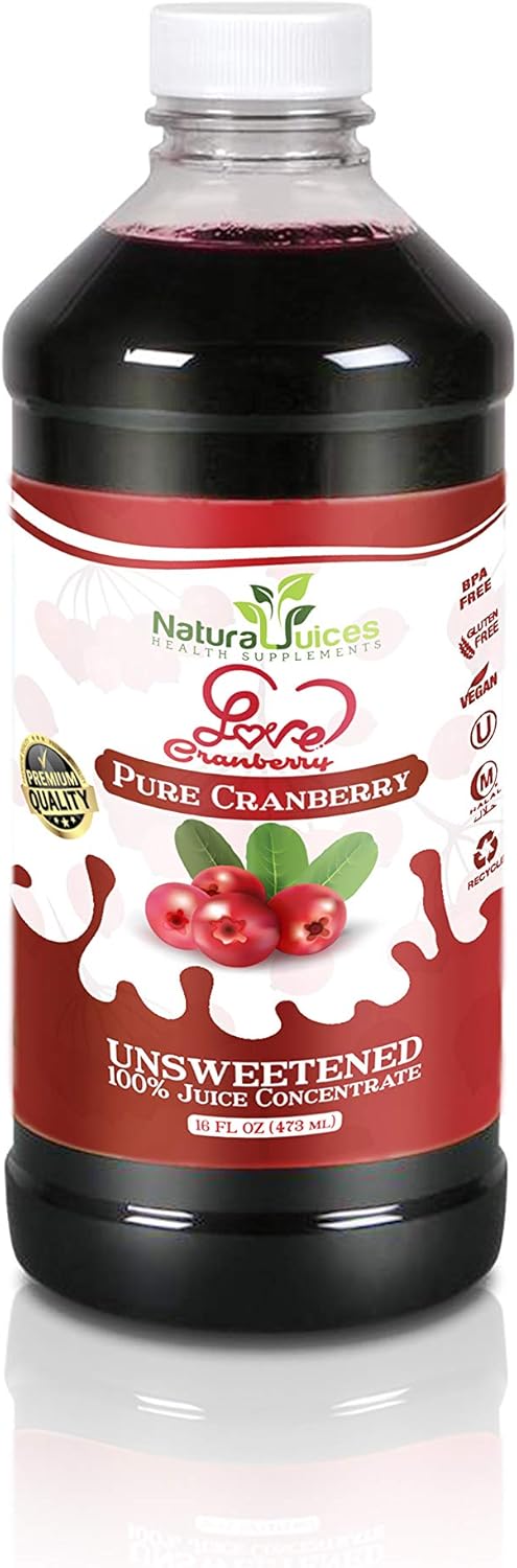 Natural Juices Love Cranberry Juice Concentrate 473ml (1) : Amazon.co ...