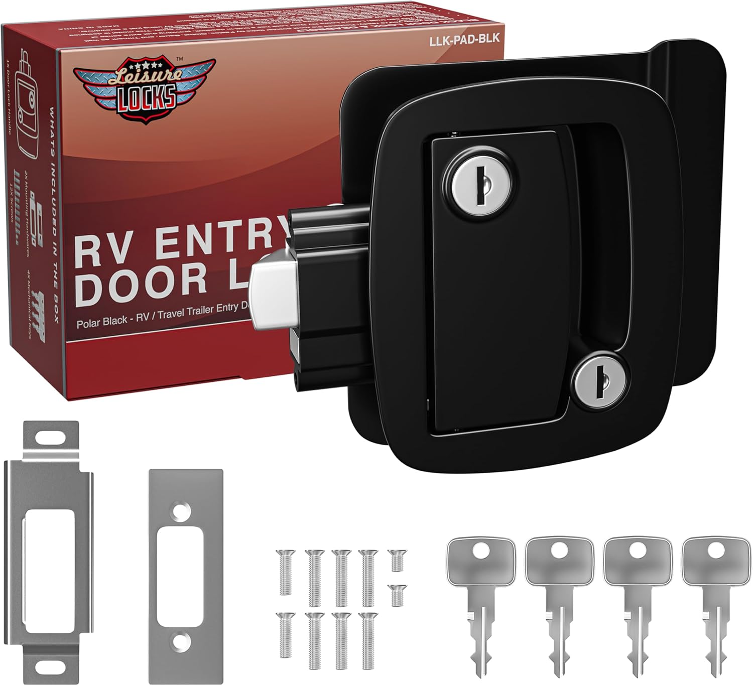 Amazon.com: Leisure Locks RV Entry Door Lock RL001 with Paddle Deadbolt ...