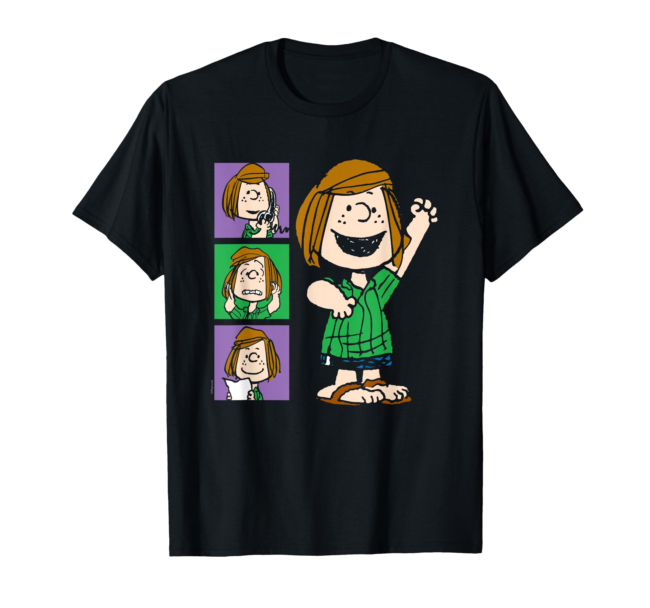 Amazon.com: Peanuts - Patty Grid T-Shirt : Clothing, Shoes & Jewelry