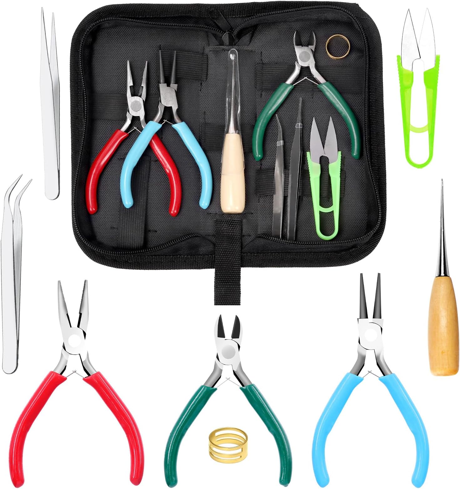 Amazon.com: Swpeet 9Pcs 4.5Inch Jewelry Making Assortments Kit, 3 Types ...