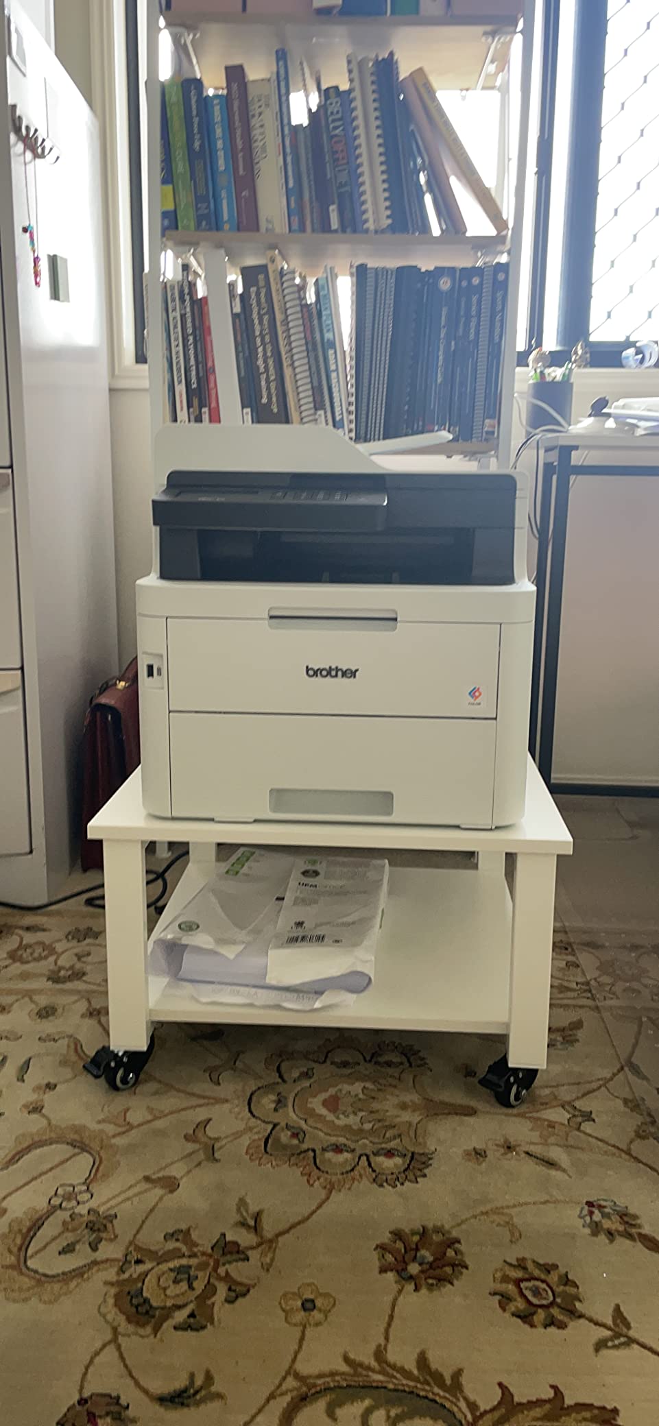 Natwind 2 Tier Laser Printer Stand,19.7''x19.7''x12.6'' Large Printer ...