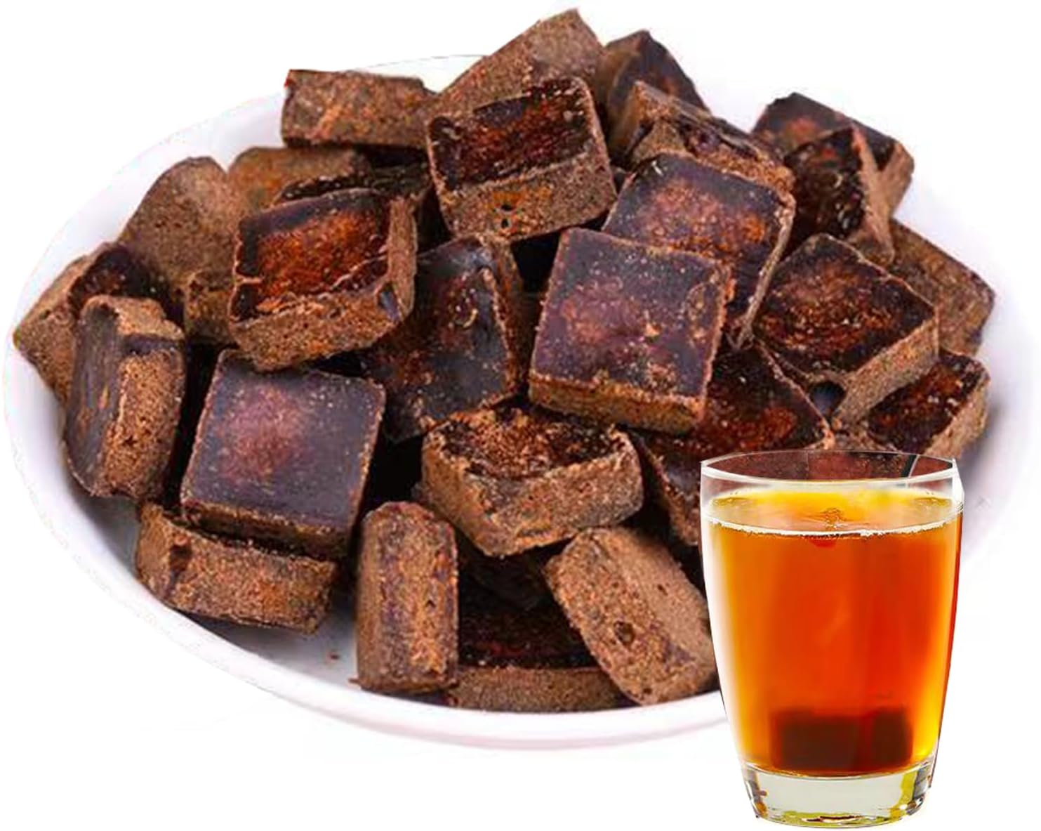 Amazon.com : Black Sugar Cubes 8.81 Oz Chinese Traditional - Handmade ...