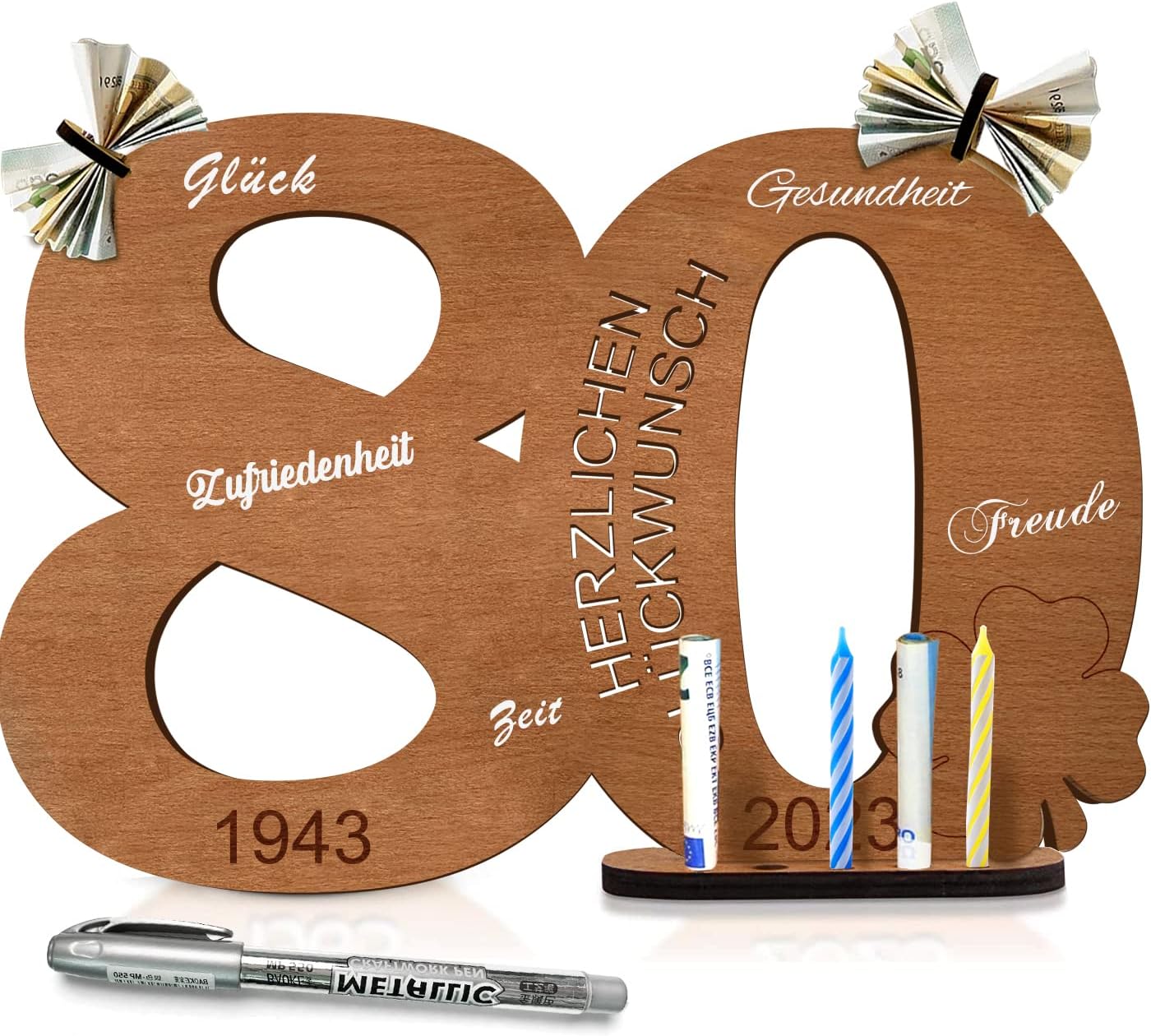 Geburtstagsgeschenk 80 Jahre Frau