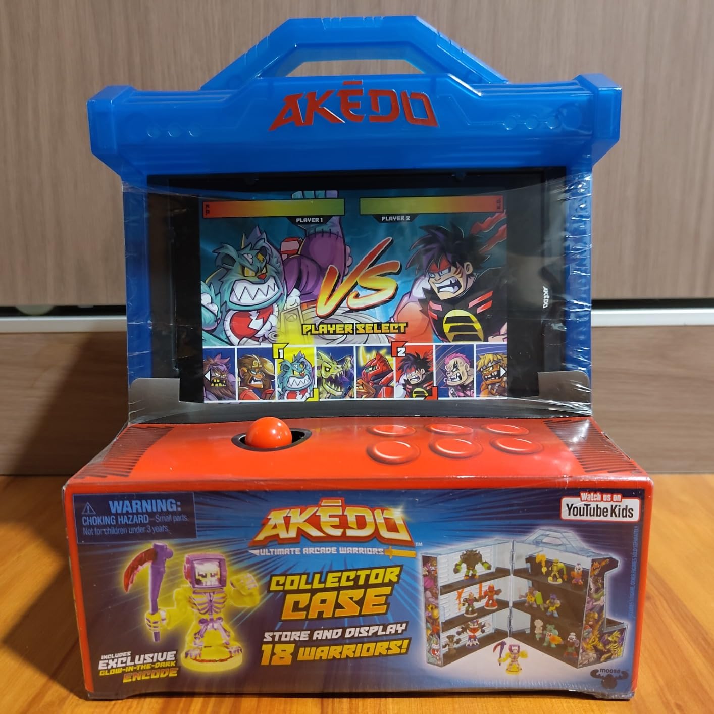 Akedo Moose Ultimate Arcade Warriors Collector Case Action Figure Toy ...
