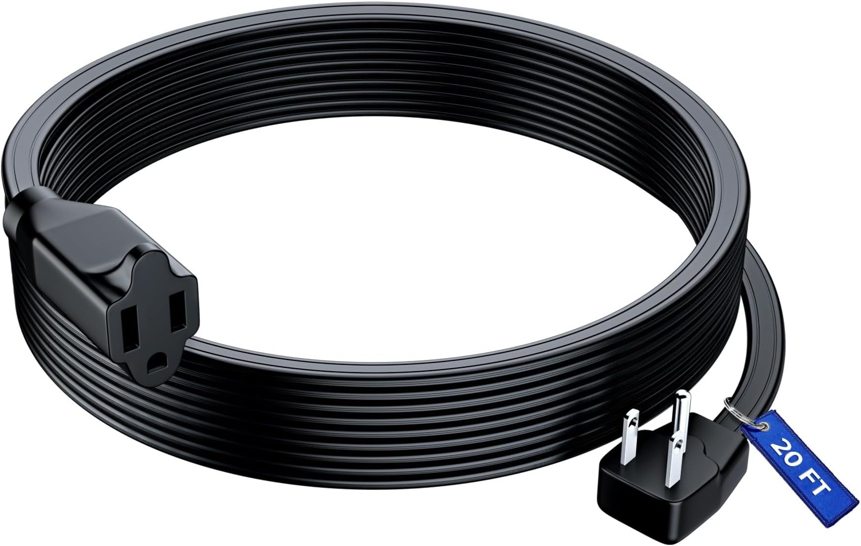 Amazon.com: Flat Extension Cord 10 ft for Indoor Use by Bindmaster- UL ...