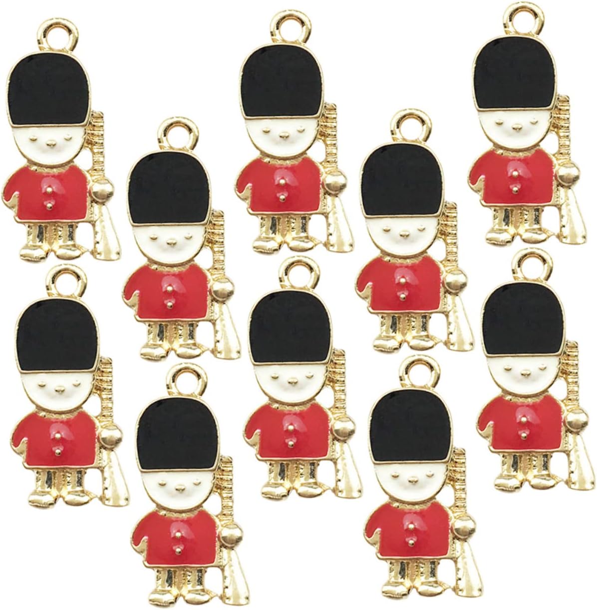Amazon.com: BESTOYARD 10pcs Nutcracker DIY Craft Charms for DIY Jewelry ...