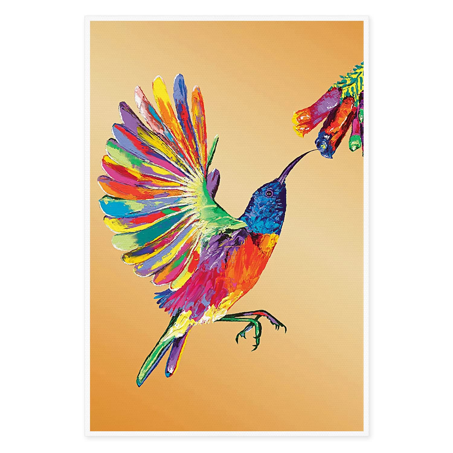 Flying Parrot Painting