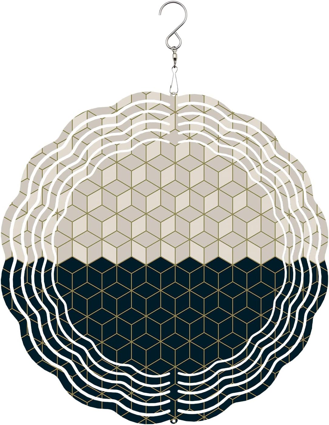 Amazon.com: 9.8 Inch Garden Decor Wind Spinners - Waterproof Stainless ...