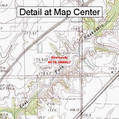Amazon.com: USGS Topographic Quadrangle Map - Kinmundy, Illinois ...