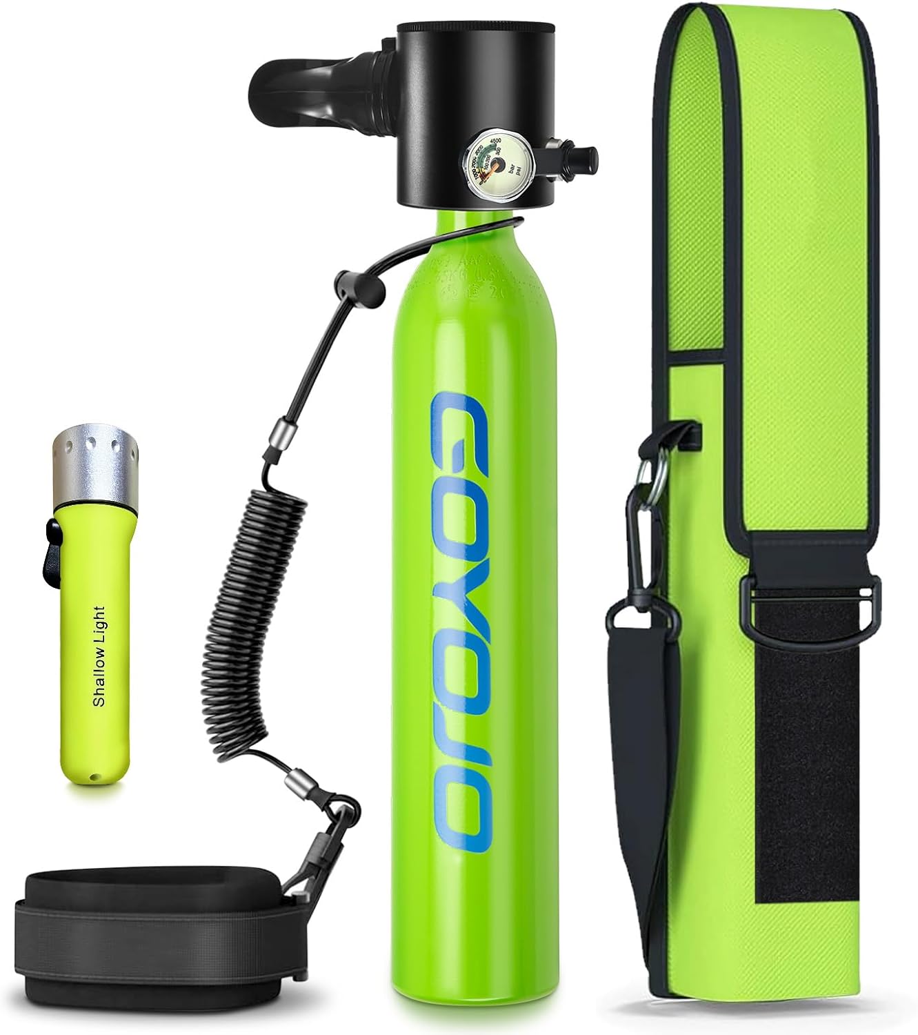 GOYOJO Mini Scuba Tank, 6-12 Minutes Diving Tank, Portable Lung Tank ...