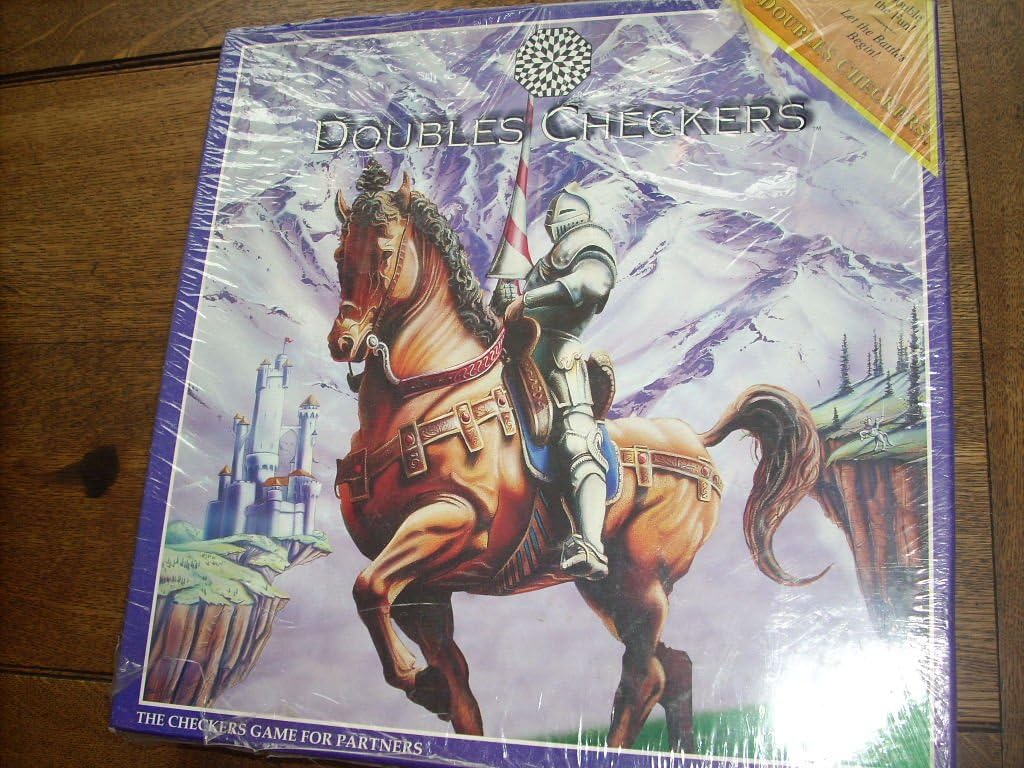 Amazon.com: DOUBLES CHECKERS - THE CHECKERS GAME FOR PARTNERS (Rare ...