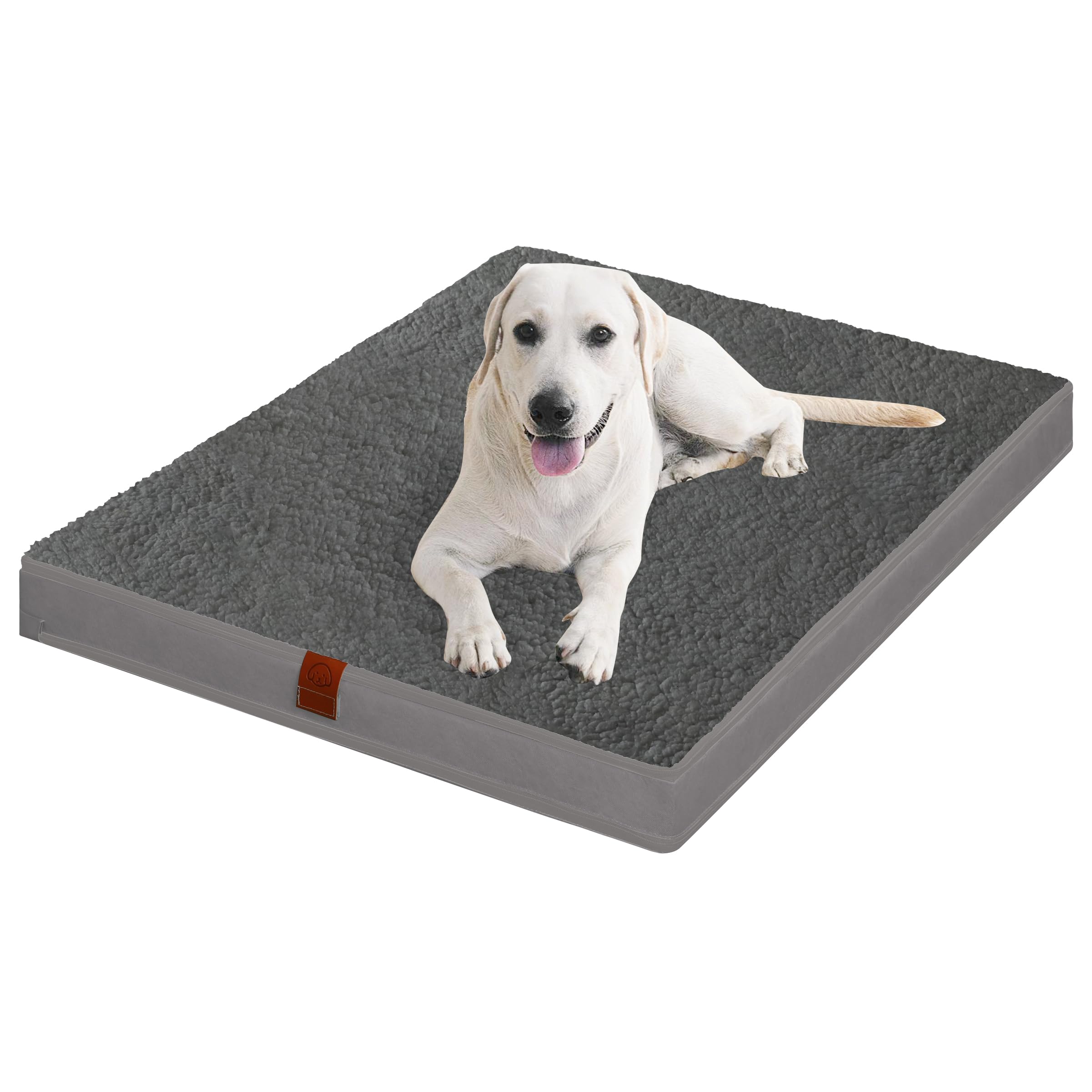 Amazon.com : Easy-Going Dog Bed for Large Dogs, Egg Crate Foam Dog Bed ...