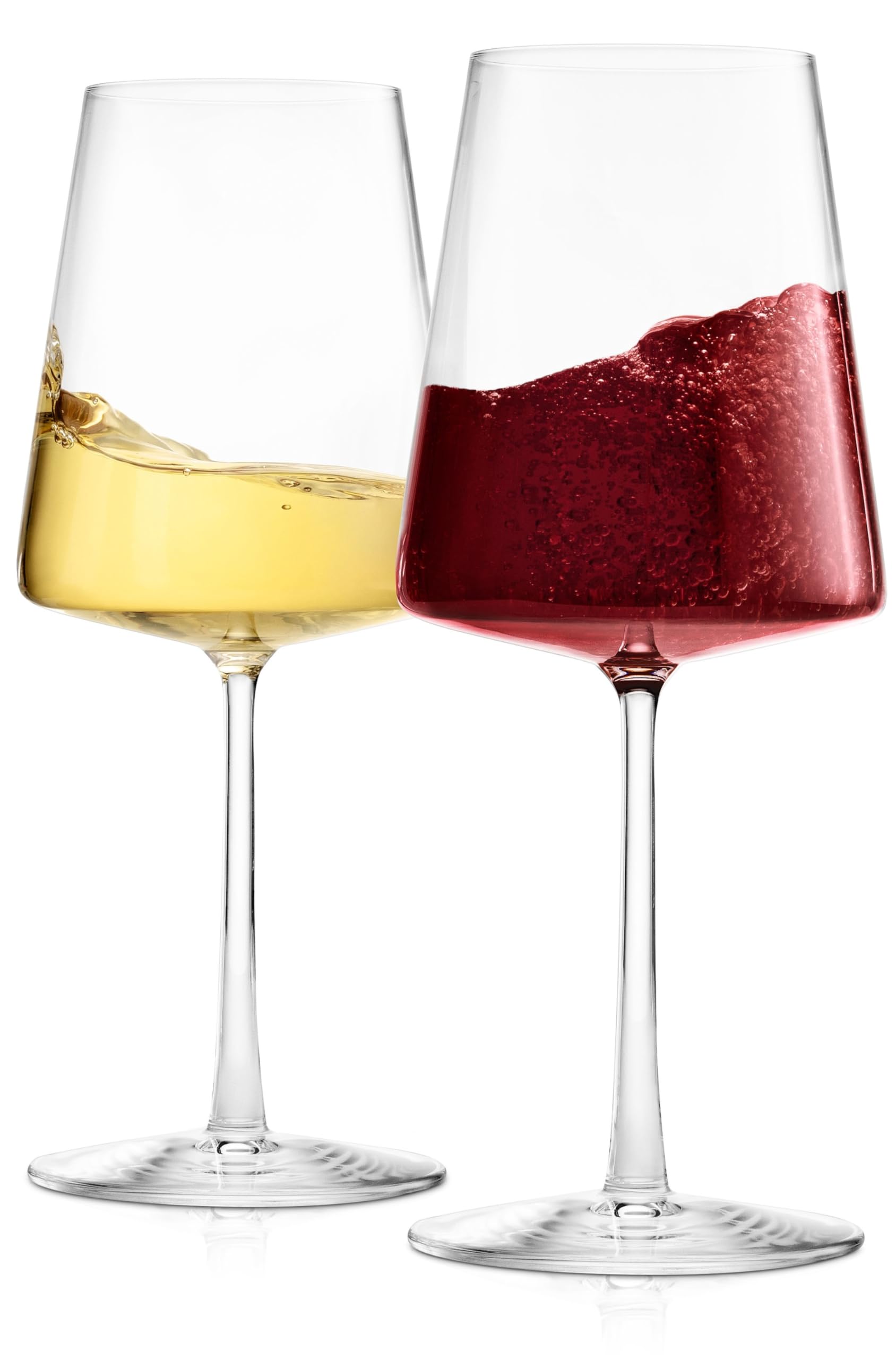 Snapklik.com : BENETI German Made Wine Glasses Set Of 2 17oz Handmade ...